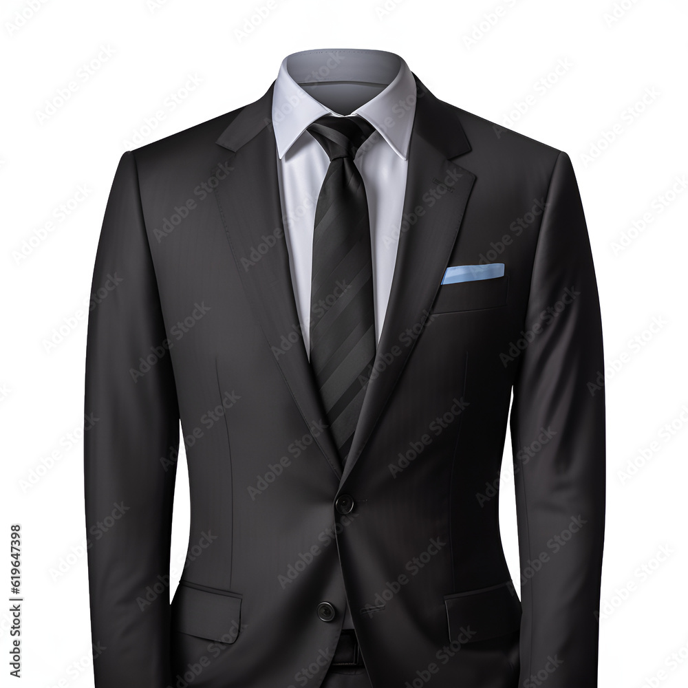 black suit, transparent background png Stock Illustration | Adobe Stock
