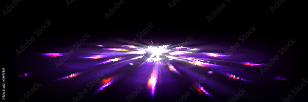 Realistic light reflection effect on diamond surface. Vector ...