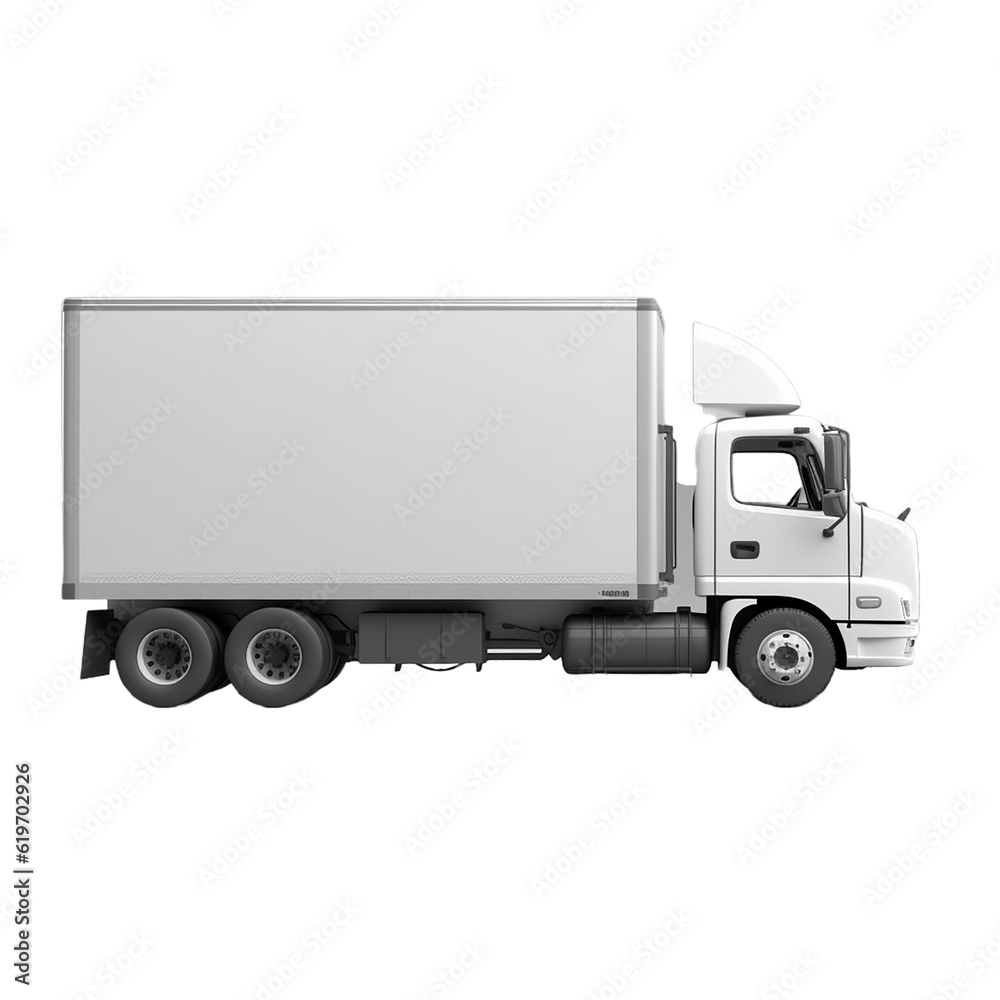 cargo truck isolated on transparent background vehicle lorry transport ...