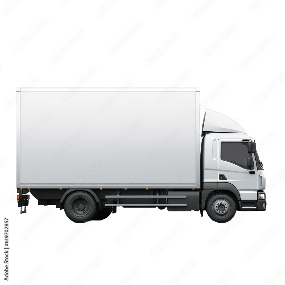 cargo truck isolated on transparent background vehicle lorry transport ...