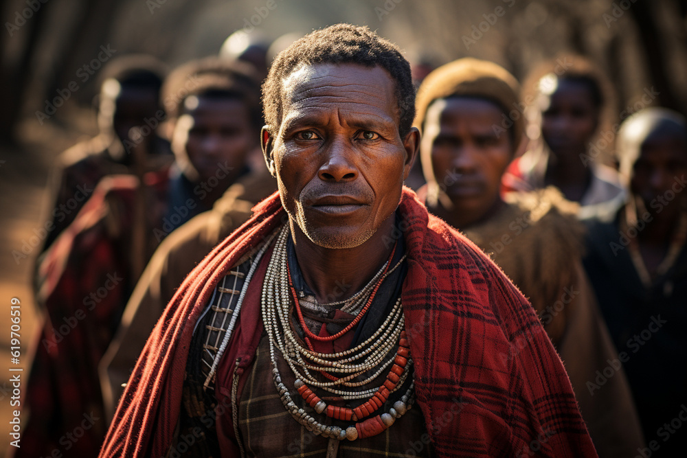 the daily life and traditions of local tribes living near safari ...