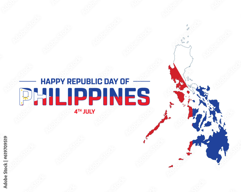 Vetor de Republic Day of Philippines, Philippines, Philippines Republic ...
