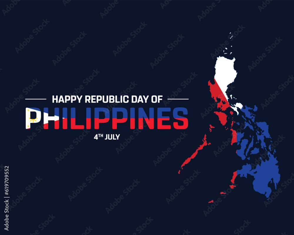 Republic Day of Philippines, Philippines, Philippines Republic day, Map ...