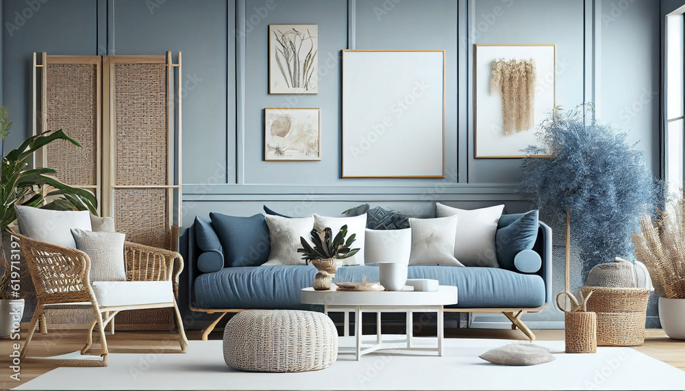 most beautiful interior design of home basement with stairs, sofas and ...