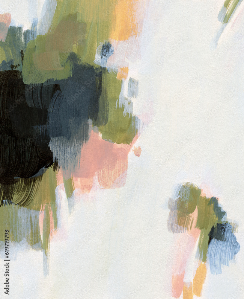 Beautiful modern abstract painting. Versatile artistic image for ...