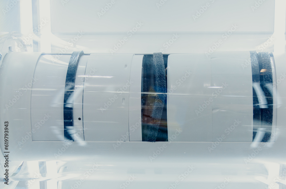 Household fan for air extraction in houses and apartments. Internal ...