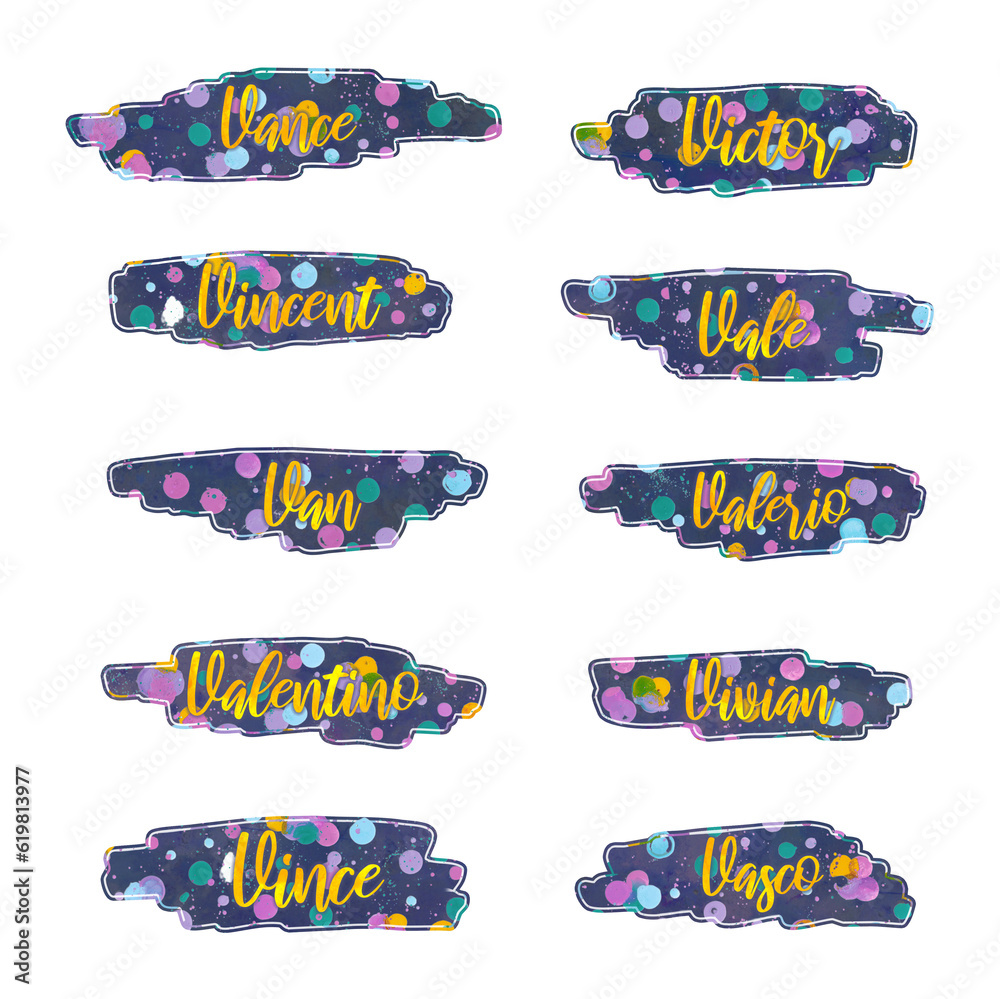 boy names that start with letter V, Vance, Victor, Vincent, Vale, Van ...