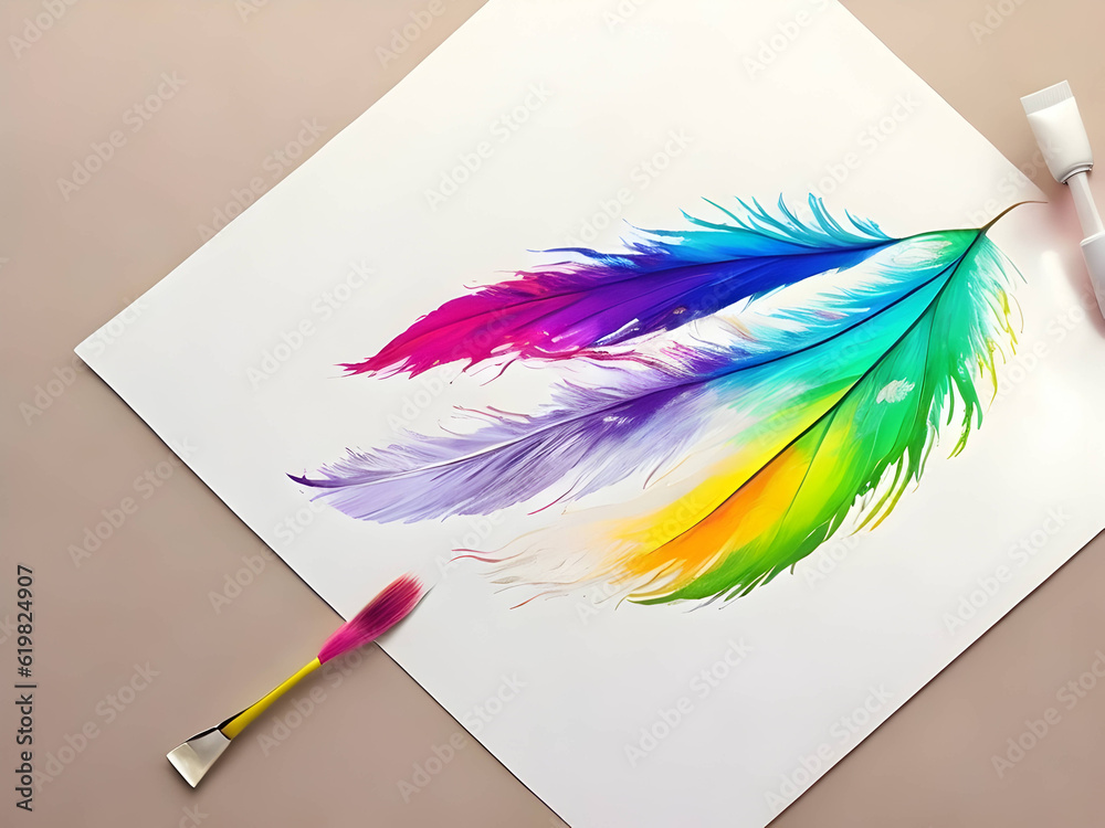 Explore the art of painting with feathers on Adobe Stock. Discover ...