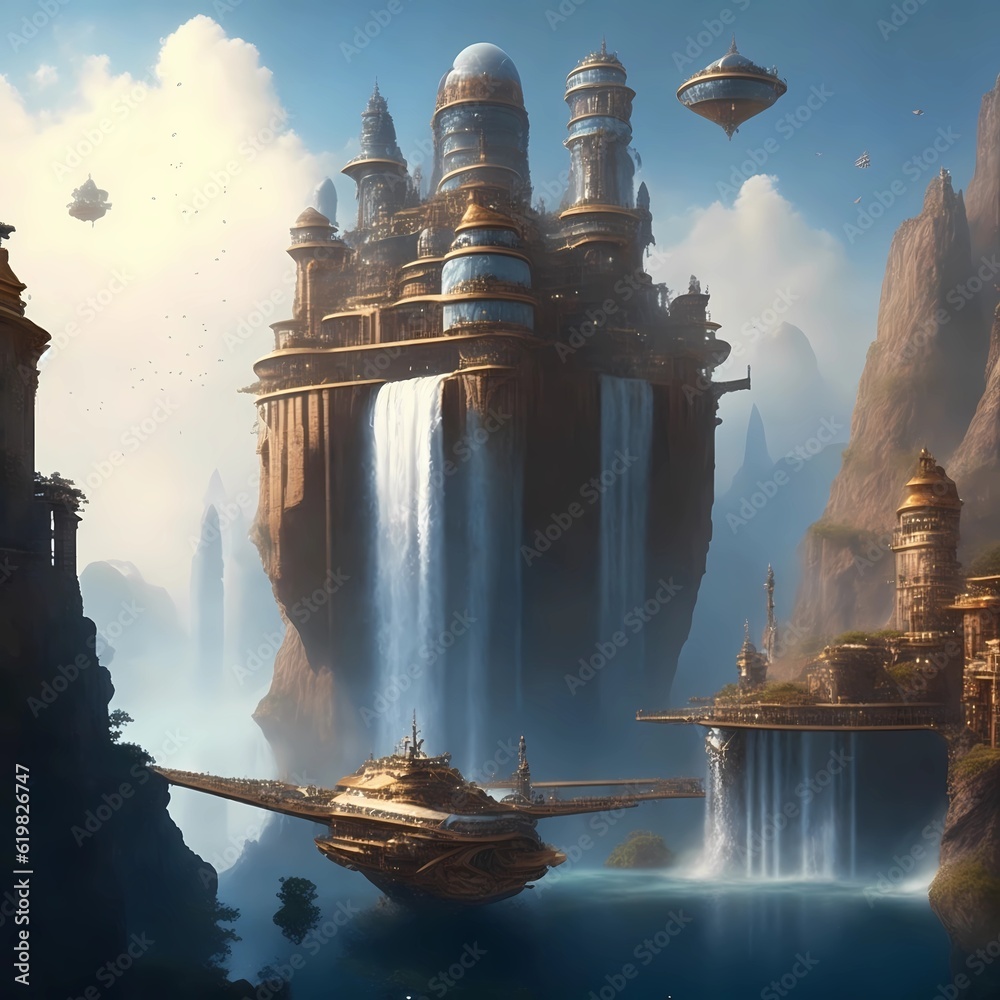 Fantasy Water City