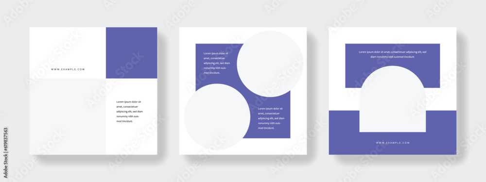 Minimal social media layouts for business, creative square editable ...