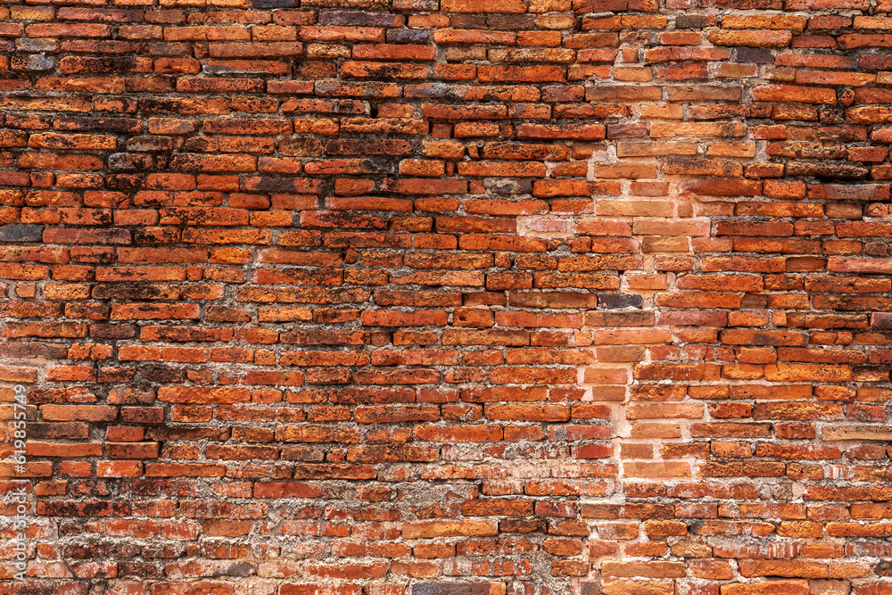 Red brick wall texture background High resolution clear imprinted ...