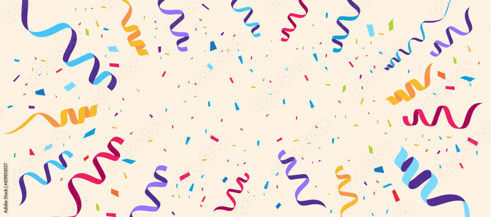Congratulations confetti or celebration confetti background with ...