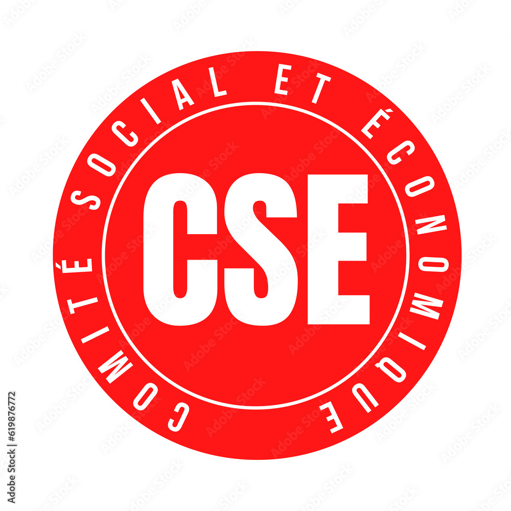 Symbole CSE, comité social et économique Stock Illustration | Adobe Stock