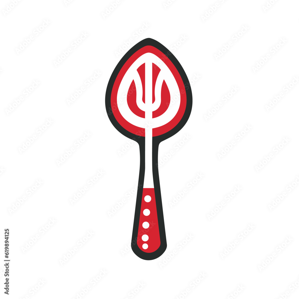 Utensil Elegance: Spoon Logo Vector Design for Culinary and Dining ...