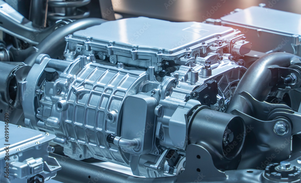electric car with powertrain and power connection,electric system of ...