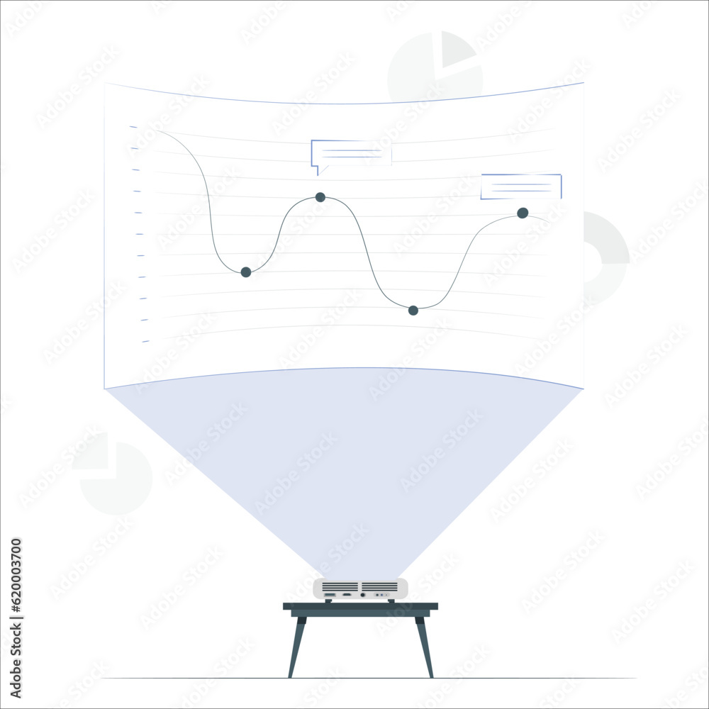 Empty meeting room Projections. Interior of meeting room in modern ...
