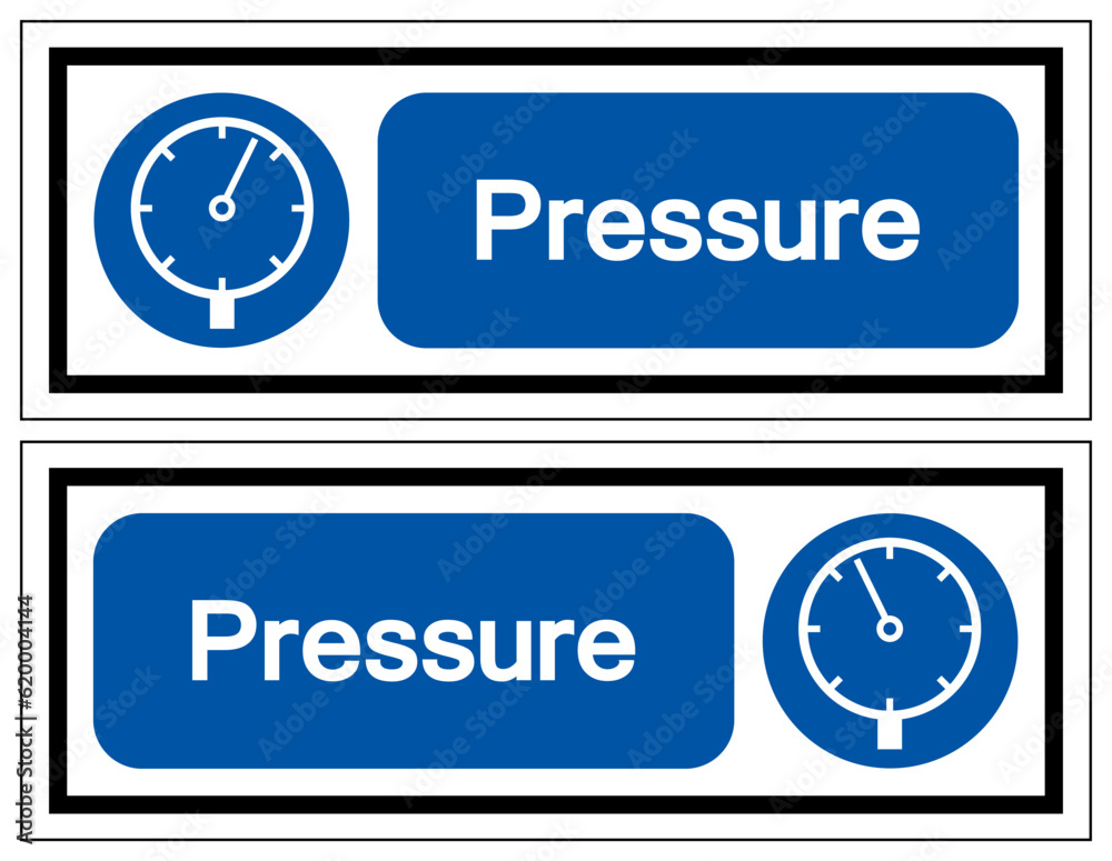 Pressure Symbol Sign,Vector Illustration, Isolated On White Background ...