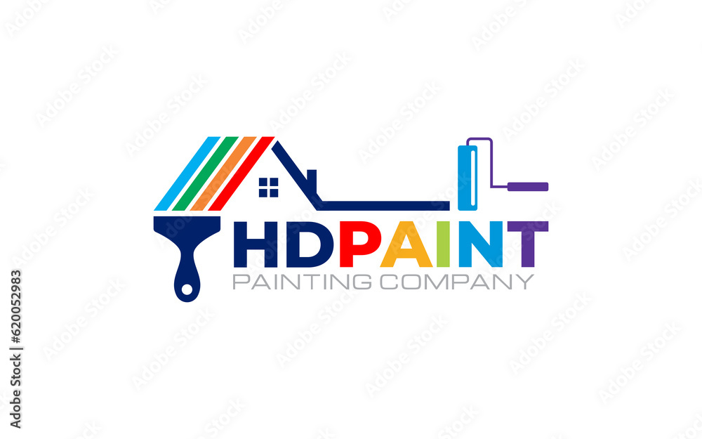 Illustration of graphic vector colors of professional paint company ...