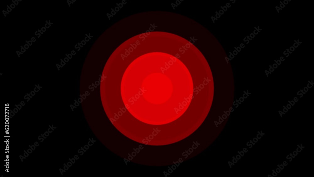 Vídeo do Stock: Pulsating concentric red circles. Modern luminous ... Vídeo do Stock: Pulsating concentric red circles. Modern luminous ...