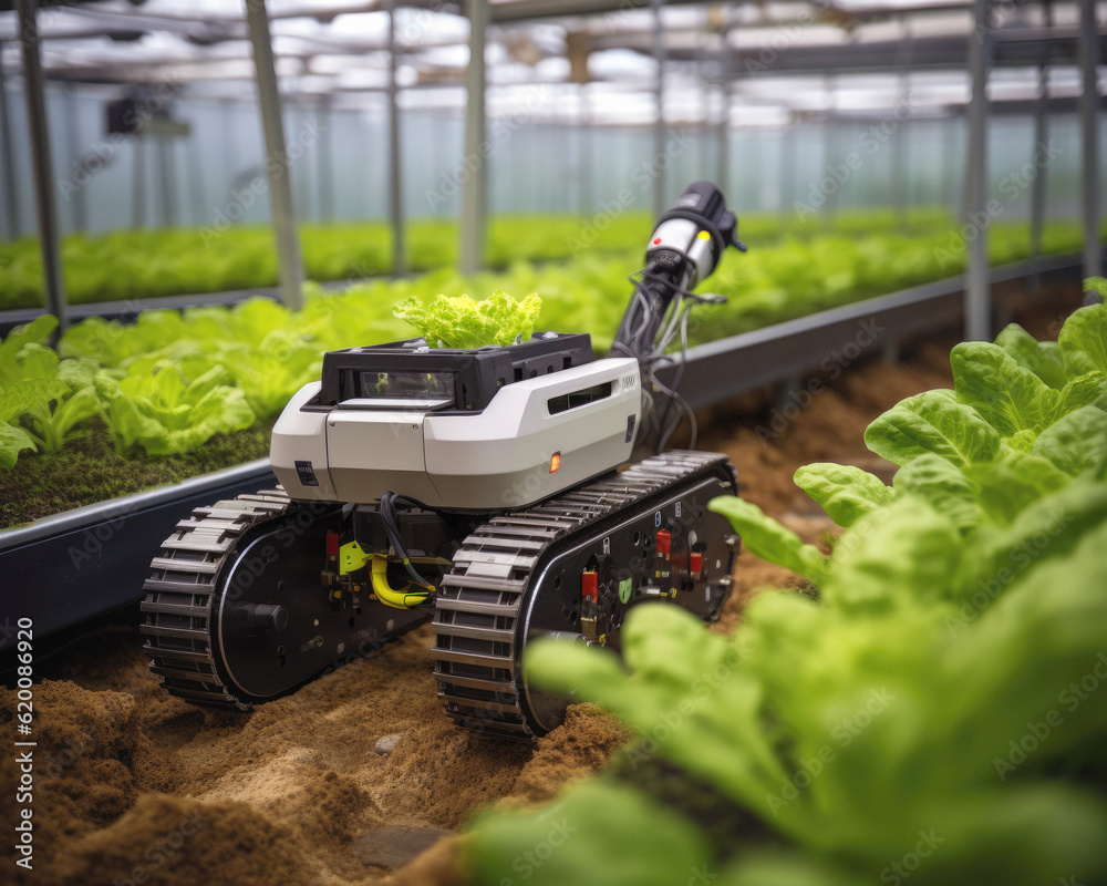 Advanced harvest machinery robots in greenhouse, future of farming ...