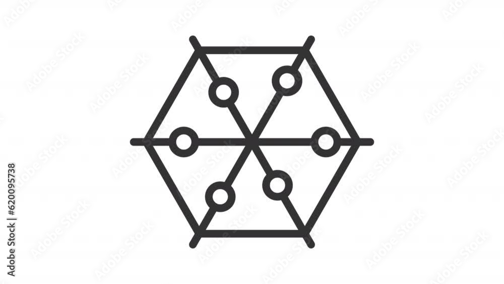 Animated radar chart line icon. Connecting dots animation. Performance ... Animated radar chart line icon. Connecting dots animation. Performance ...