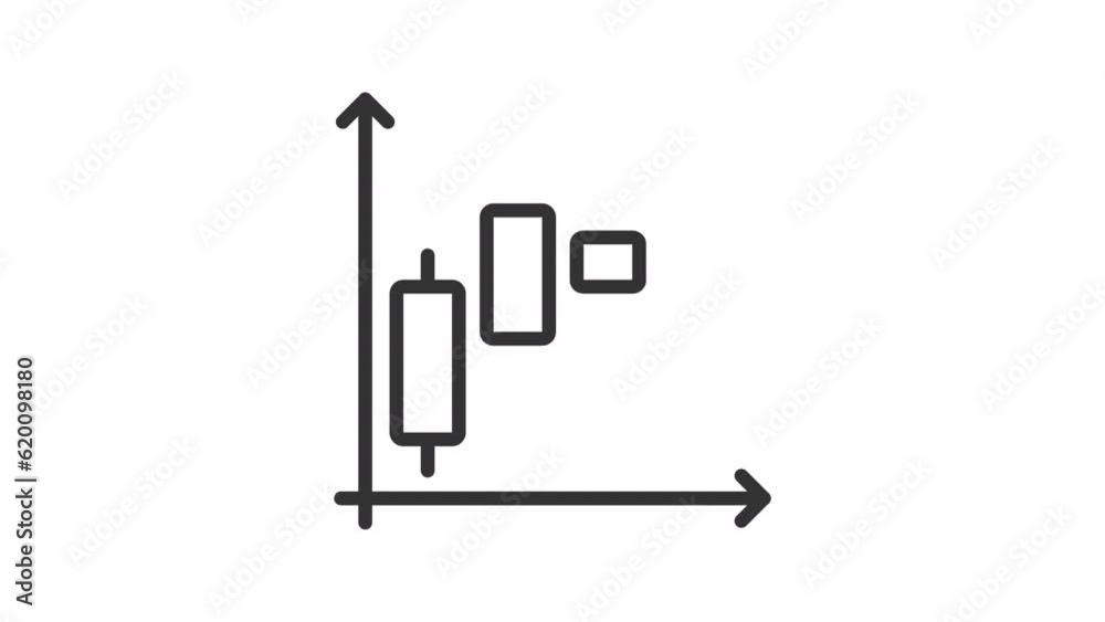 Animated column charts line icons. Data presentation animation. Bar ... Animated column charts line icons. Data presentation animation. Bar ...