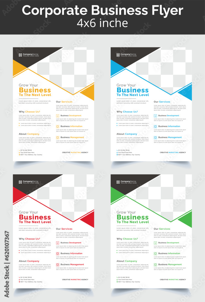 poster flyer pamphlet brochure cover design layout space for photo ...