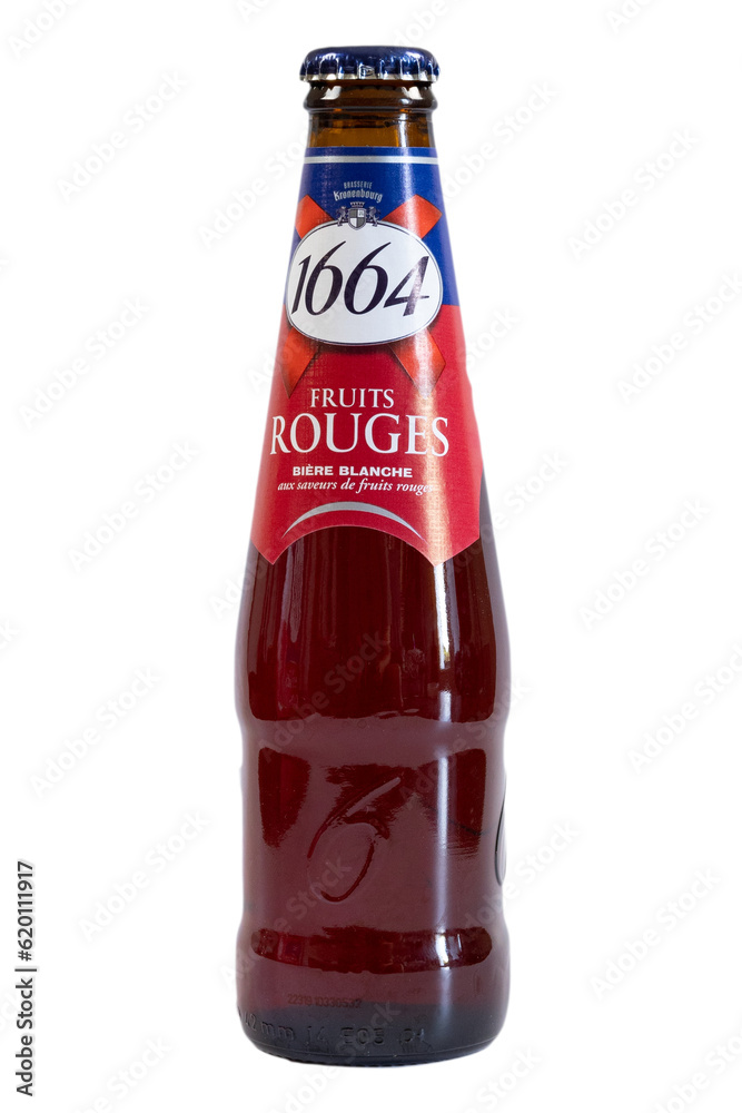 Vaison le Romaine, Vaucluse, France - 08062023 : bouteille de bières en ...