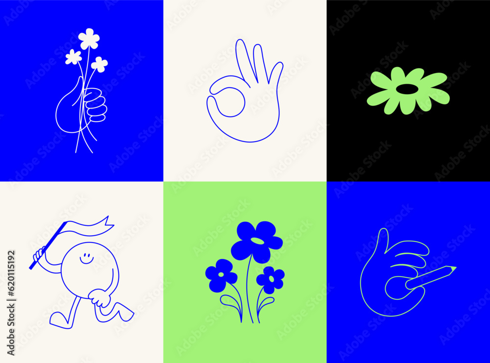 Vector logo design template and graphic elements for advertising ...