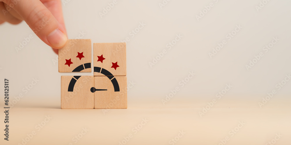 Performance appraisal concept. Measure a company's success versus ...