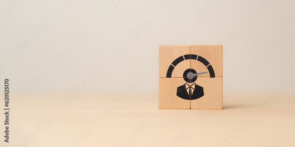 Performance appraisal concept. Measure a company's success versus ...