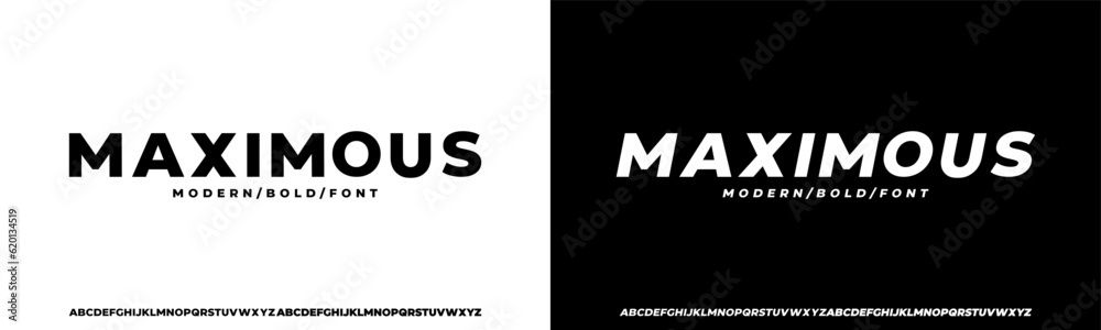 Modern Bold Font. Heavy Font. Typography urban style alphabet fonts for ...