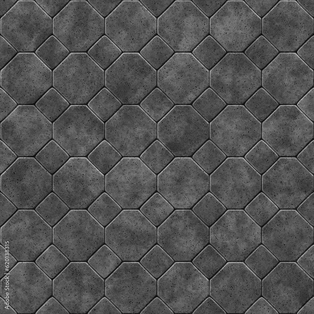 Concrete pavement seamless texture for street tiles or sidewalk, high ...