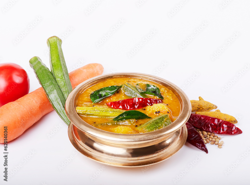 Famous south indian curry sambar Stock Photo | Adobe Stock
