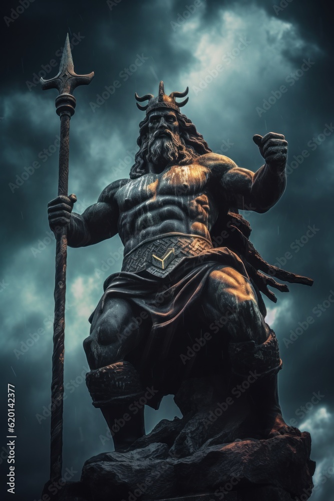 Perun, old slavic pagan god of thunder, sky,lightning, storms, rain ...