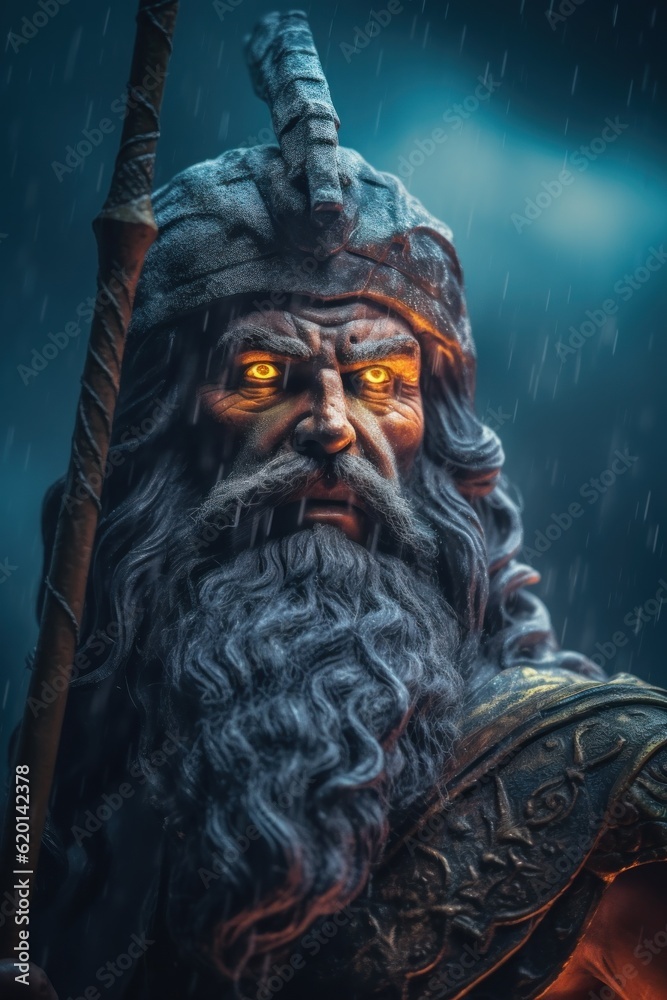 Perun, old slavic pagan god of thunder, sky,lightning, storms, rain ...