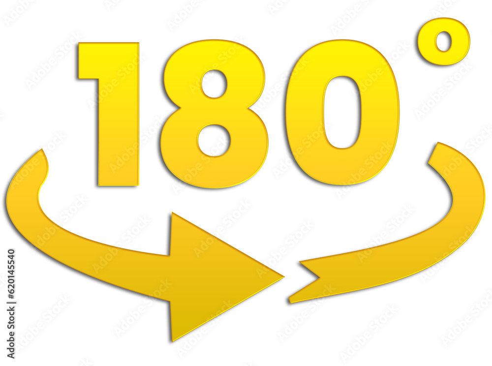 180 Degree sign on transparent background Stock Illustration | Adobe Stock