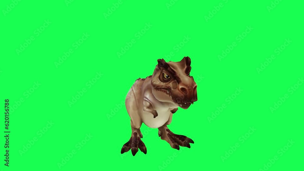 T-rex dinosaur cartoon character, animated character, animal rendering ...