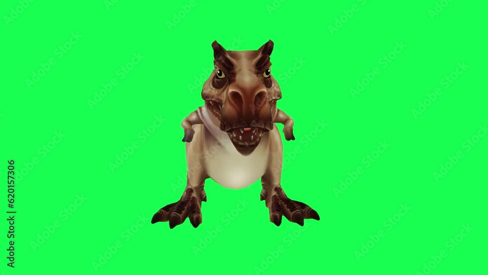 T-rex dinosaur cartoon character, animated character, animal rendering ...