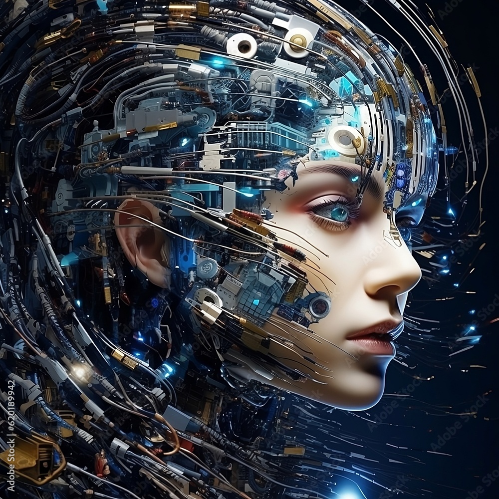 Experience the captivating blend of art and technology as AI-generated ...
