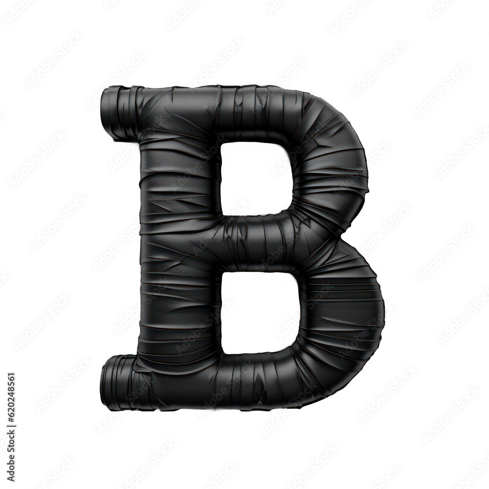 letter B typography font, isolated letter, alphabet, letter c on ...