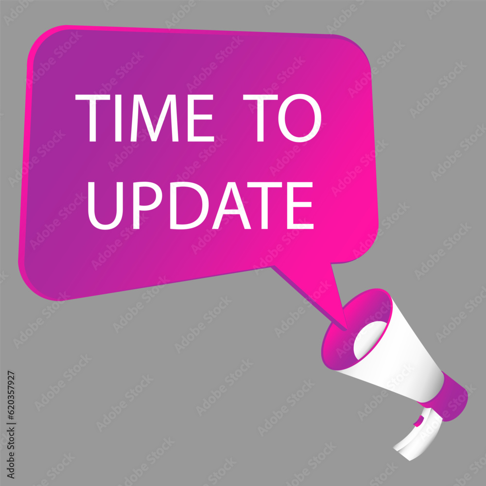 Time To Update Banner New Update System Software Update Or Upgrade