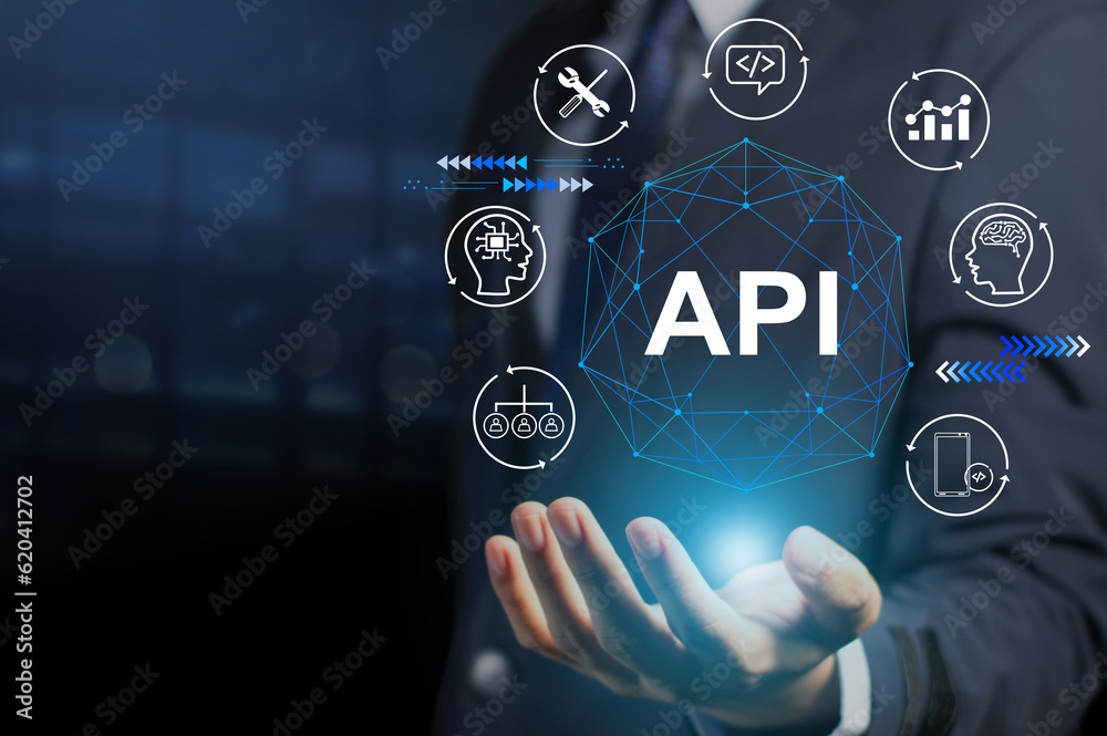 The API (application programming interface) provides the interface for ...