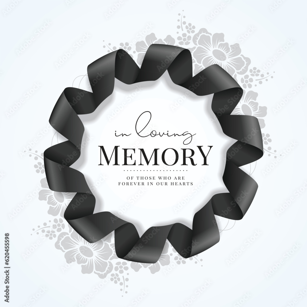 In loving memory of those who are forever in our hearts text in circle ...