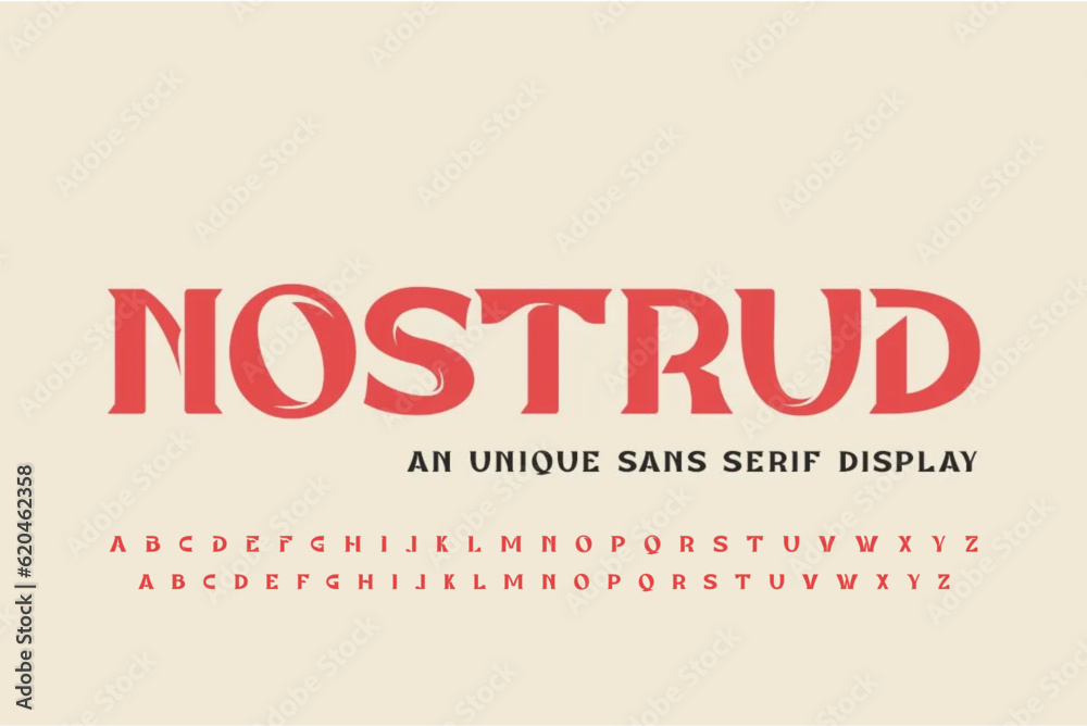 This is a bold serif display typeface with a handmade feel and a unique ...