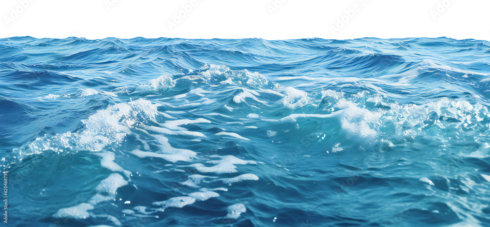 Sea water surface isolated on transparent background cutout. Isolated ...