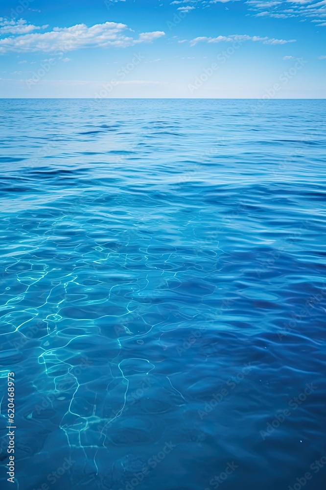 Vertical Calm Water Surface. Serene Lake Baikal Wallpaper in Light and ...