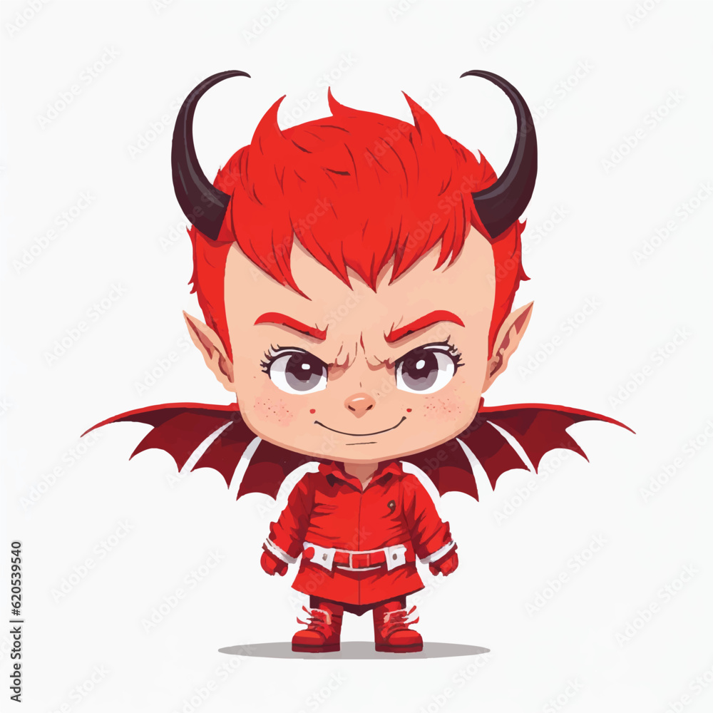 cute child in a halloween vampire costume, vector, illustration, white ...