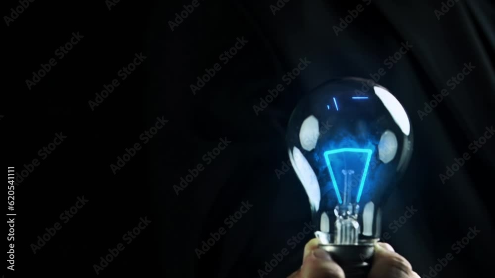 Businessman shows AI icon in light bulb, AI artificial intelligence ...