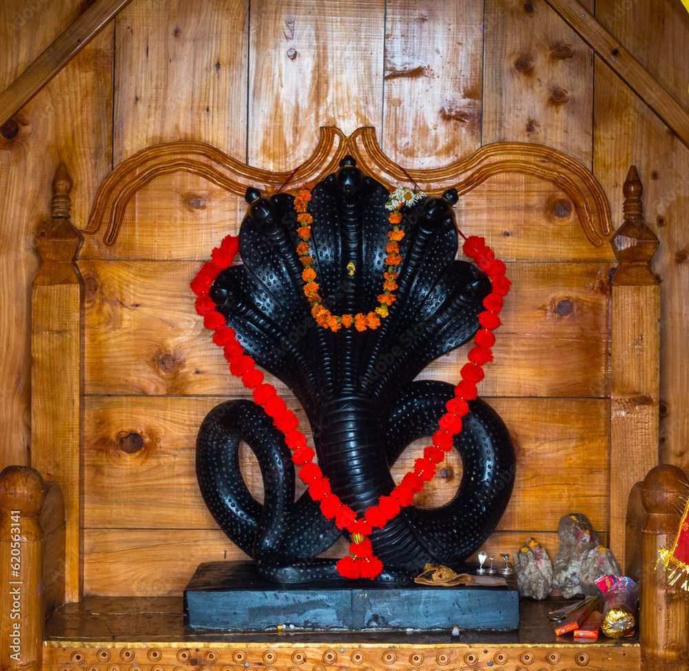 June 28th, 2023, Nagthat, Uttarakhand, India. Hindu Deity Nag Devta or ...